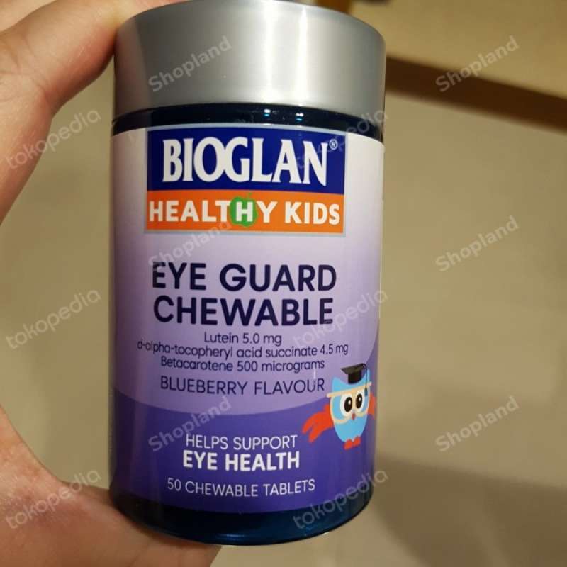 Jual Bioglan Healthy Kids Eye Guard Chewable 50 Tablets Di Seller Nur ...