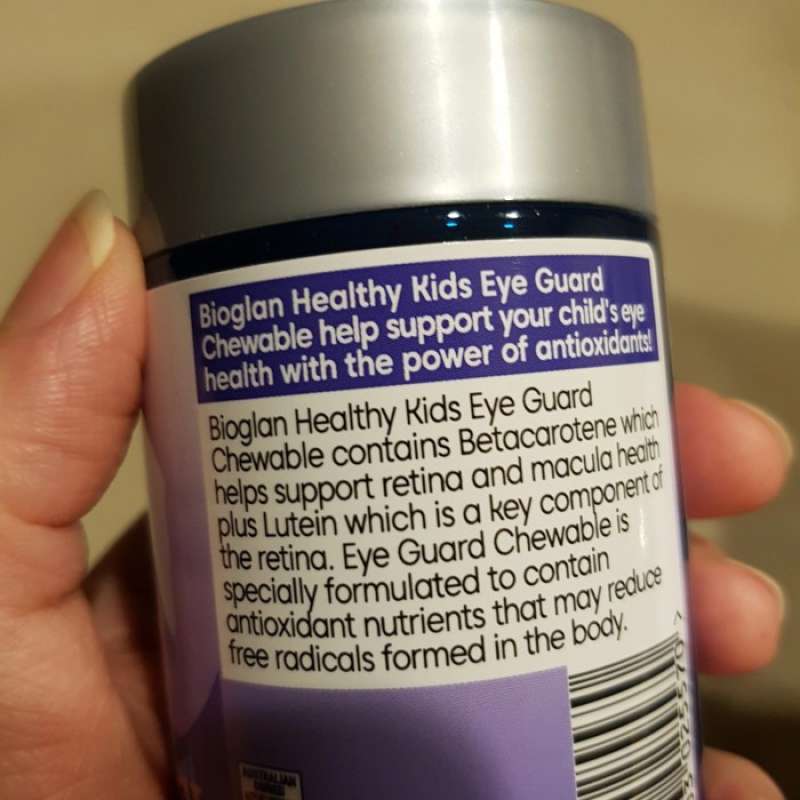 Jual Bioglan Healthy Kids Eye Guard Chewable 50 Tablets Di Seller Nur ...