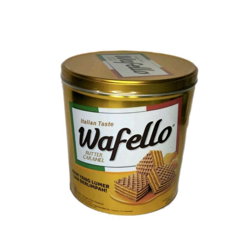 Jual Wafello Mayora Wafer Kaleng Coklat Dan Caramel Di Seller Al Dien ...