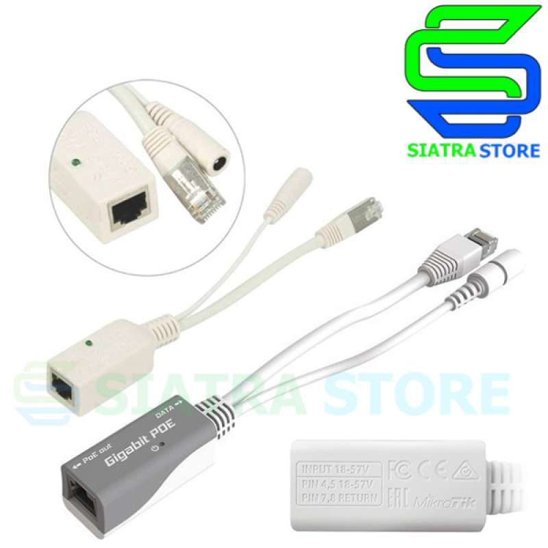 Promo MikroTik RBGPOE PoE injector, for Gigabit LAN products Diskon 23% ...
