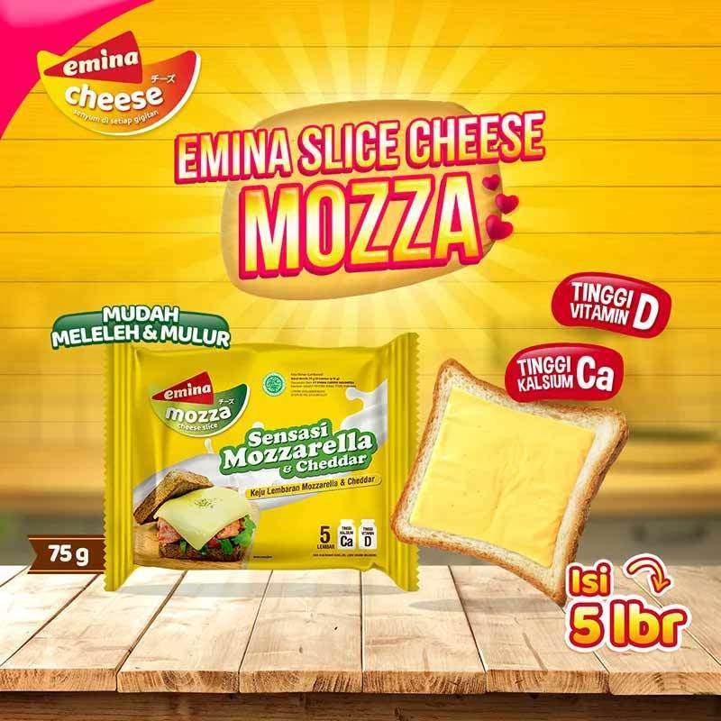 Jual WHS - Emina Cheese Slice Mozza [5 slice] di Seller Dede collection ...