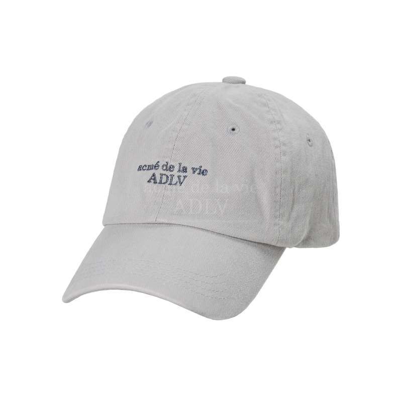 Promo Acme De La Vie ADLV Basic Logo Emblem Washing Ball Cap Grey ...