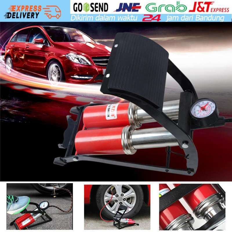 Jual 2 Tabung Pompa Angin Darurat Pompa Injak Kaki Darurat Foot Pump di ...
