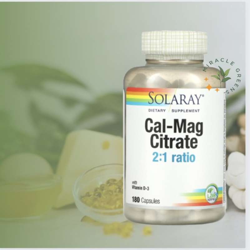 Promo Solaray Cal Mag 2:1 Citrate with D3 180 Capsules Diskon 33% di Seller Anes Medika Center ...