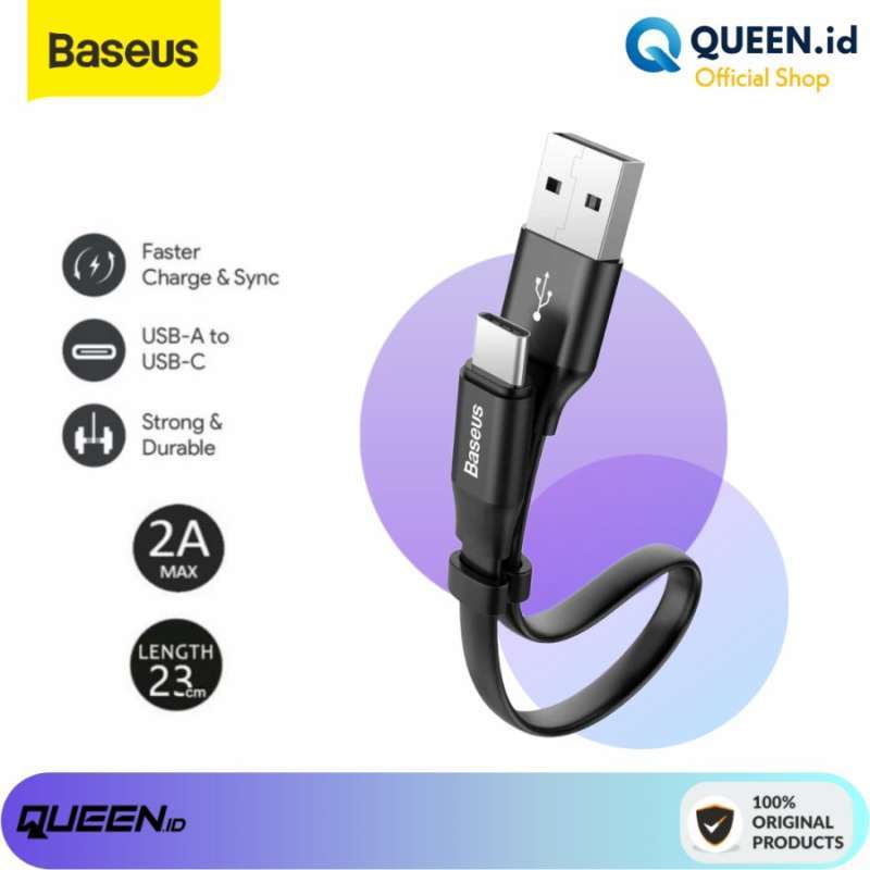 Jual Baseus Kabel Data Charger USB Type C 23cm Nimble Fast Charging 2a ...