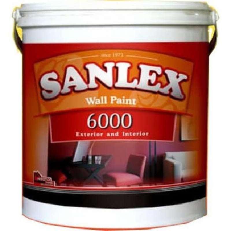 Jual Cat Tembok Sanlex 6000 Super White Galon 5kg Ready Bandung Di ...