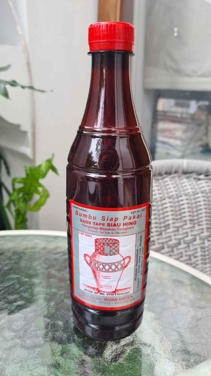 Jual siau hing saos tape arak masak cap gentong 600 ml di Seller makmur ...