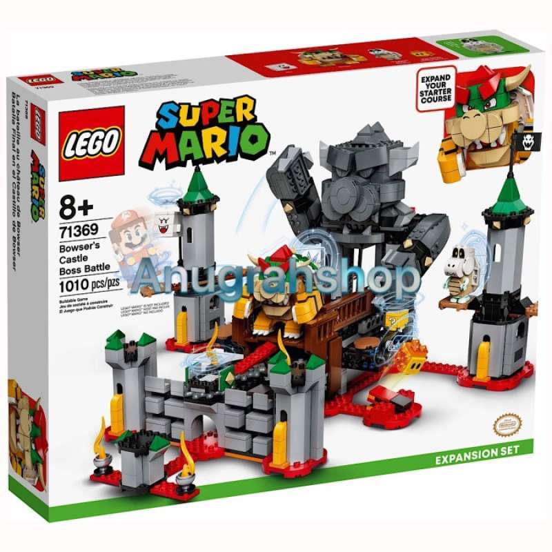 Promo LEGO 71369 SUPER MARIO Bowser’s Castle Boss Battle Diskon 9% di ...