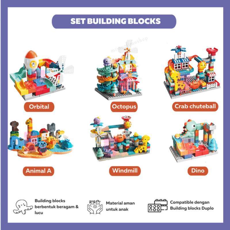 Promo DIY blocks BALOK bricks Balok Besar Compatible Balok - BASIC ...