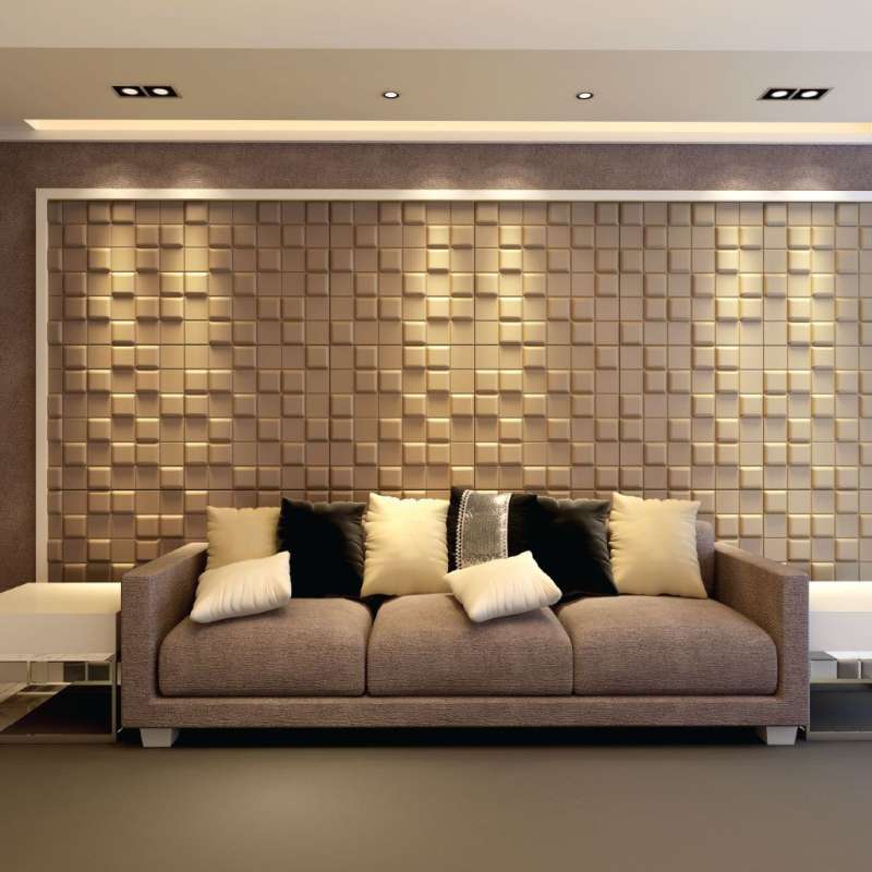 Jual Oxo Panel Dinding 3d Chanel Hs-505b 60x60 Cm Coklat Di Seller ...