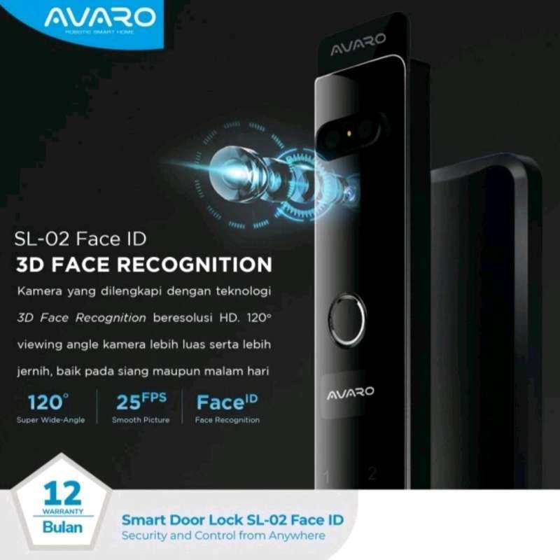 Jual Avaro Sl02 Face Id Smart Door Lock Kunci Pintu Di Seller Vixion Home Solution - Sunter ...