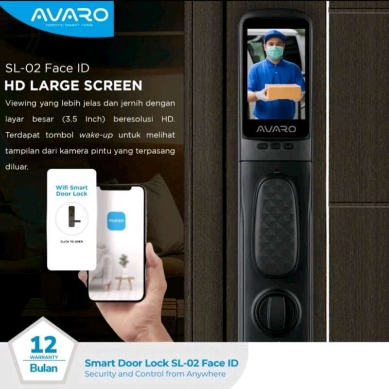 Jual Avaro Sl02 Face Id Smart Door Lock Kunci Pintu Di Seller Vixion Home Solution - Sunter ...