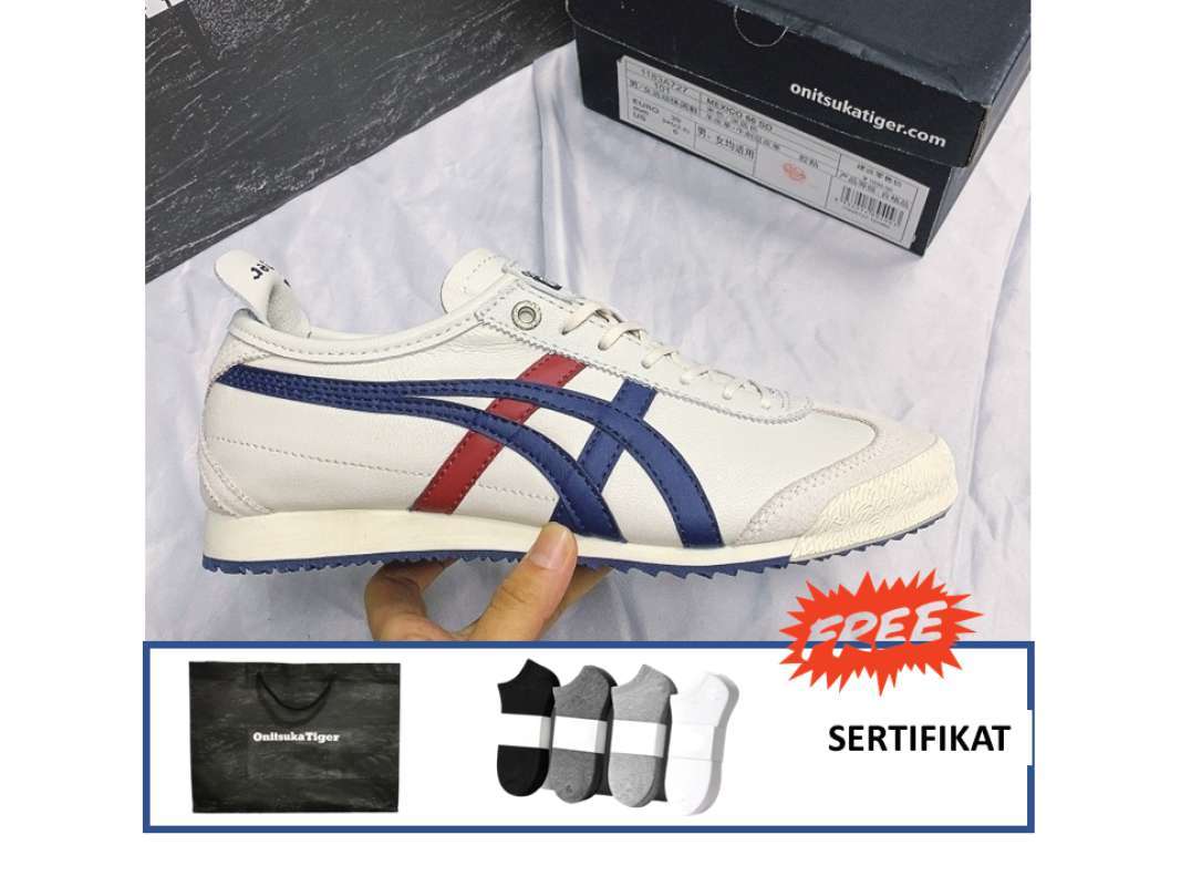 Jual Onitsuka Tiger Mexico 66 Sd Cream Blue Red Original Di Seller Belv's - Cilandak Timur, Kota ...