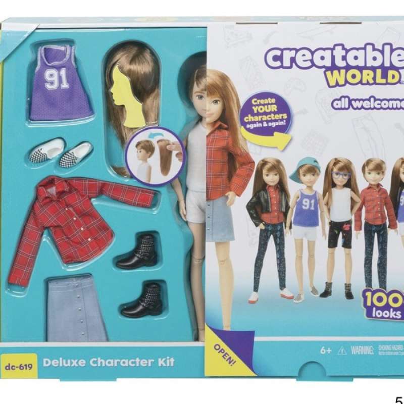 Promo Creatable World Deluxe Character Kit DC-619 | Kreasi Dunia Diskon ...