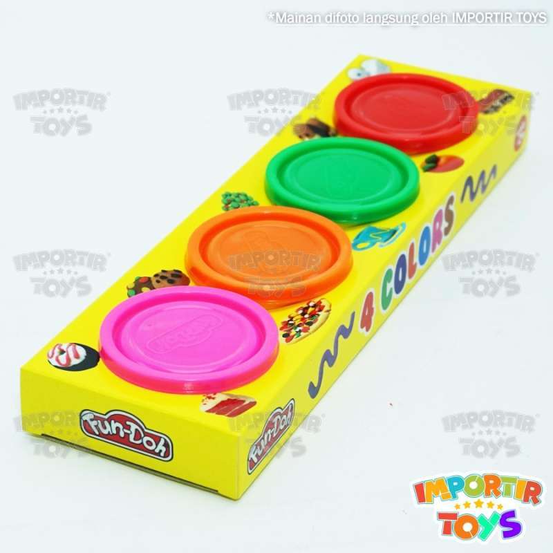 Jual Mainan Plastisin Set Lilin Kreasi Anak Fundoh Warna Murah ...