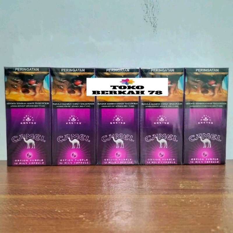 Promo Camel Option Purple 12 Terbaru ( 1 Slop ) / Rokok Camel Mild Ungu ...