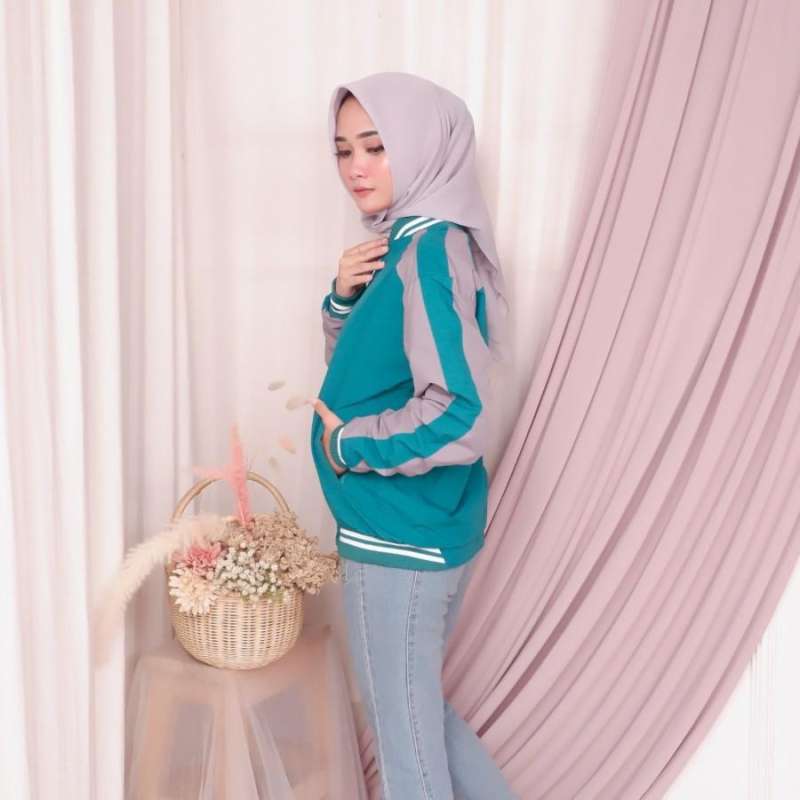 Promo Skj Tosca |mnm X Amz| Jaket Bomber / Motor Unisex 2 In 1 ...
