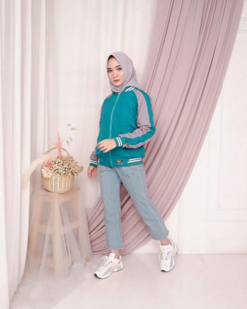 Promo Skj Tosca |mnm X Amz| Jaket Bomber / Motor Unisex 2 In 1 ...