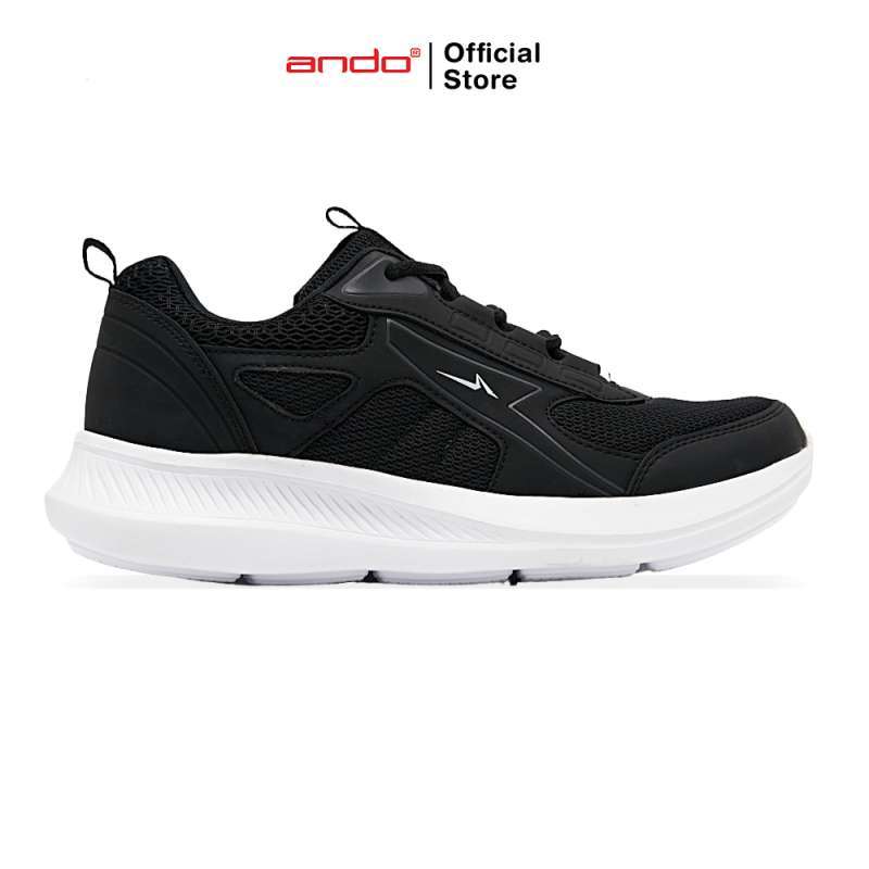 Jual Ando Official Sepatu Sneakers Hi-Tech Pria Dewasa - Hitam/Putih di ...
