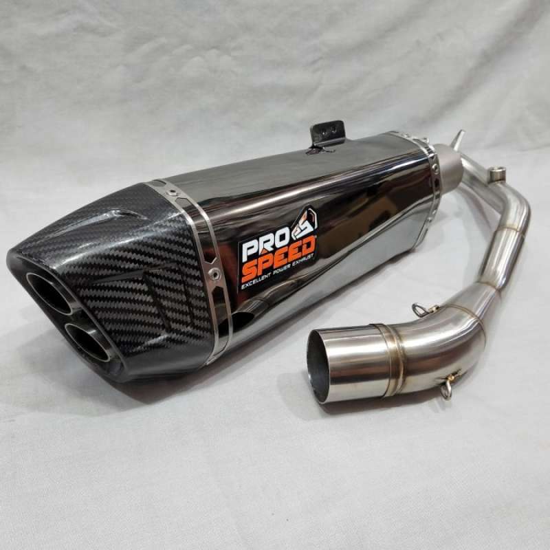 Promo KNALPOT ADV 160 PROSPEED SHARK BLACK CARBON FULL SYSTEM Diskon 23 ...