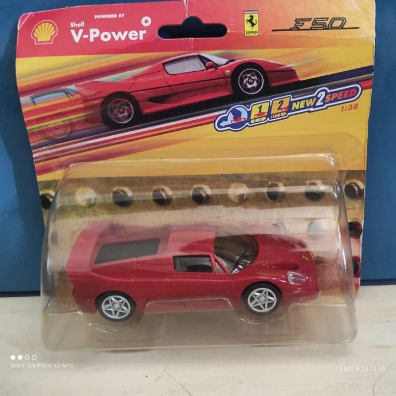 Promo Hotwheels Ferrari F50 Shell V Power 1:38 Mainan Mobilan Diskon 23 ...