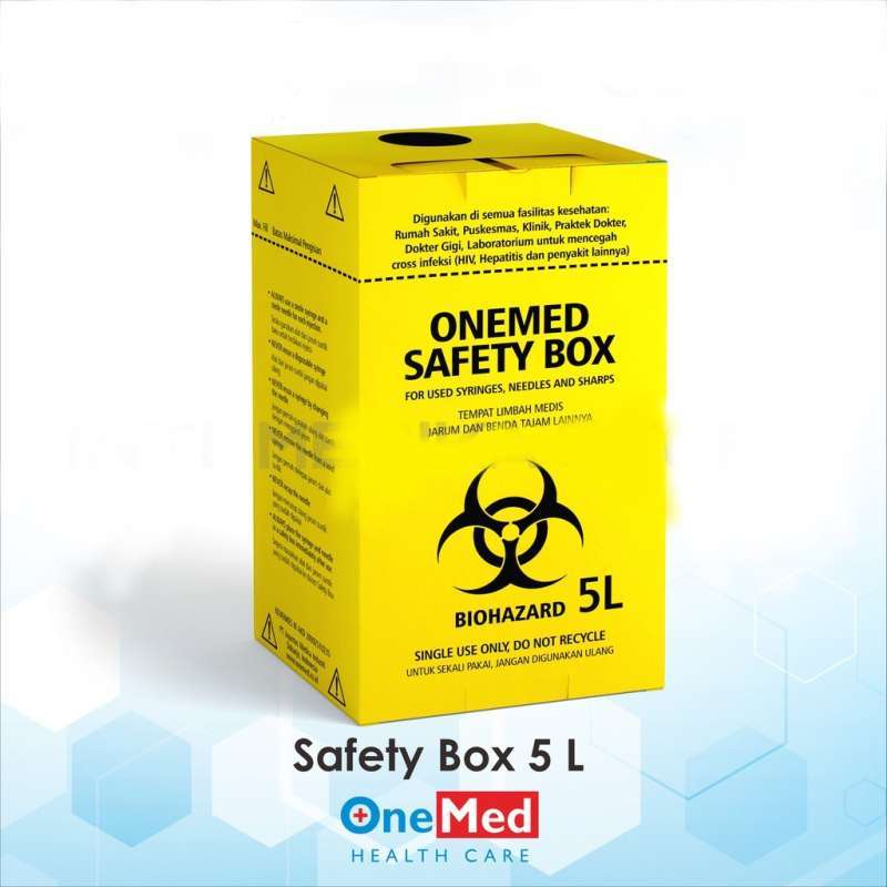 Jual Onemed Safety Box Kuning 5l Di Seller Medicalogy Jogja - Jl ...