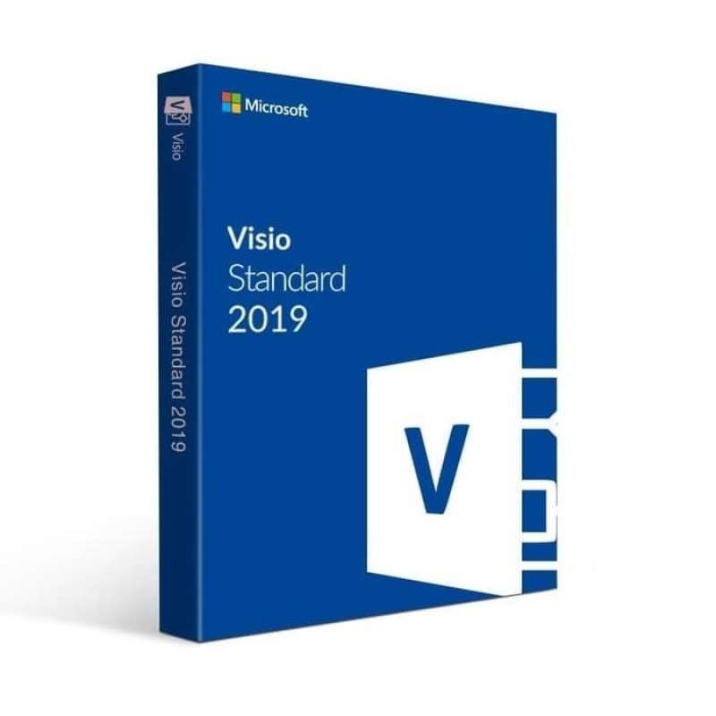 Jual Microsoft Visio Standard 2019 32/64 English Em Dvd D86-05810 Di ...