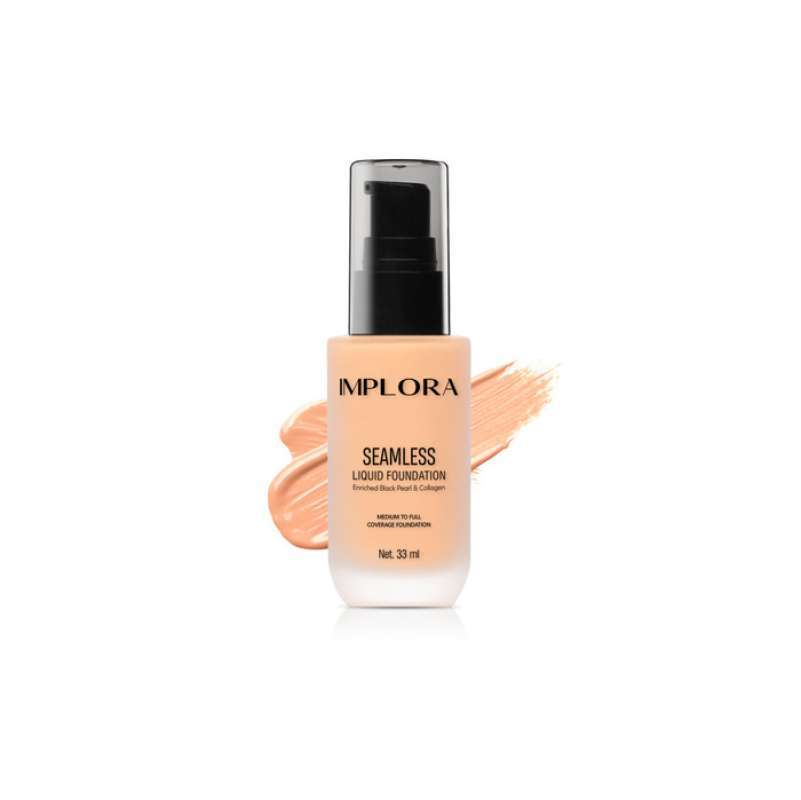 Promo [last Chance] - Implora Seamless Liquid Foundation - Light Cream ...