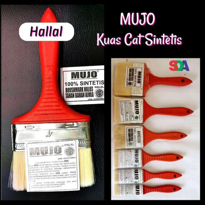 Jual Mujo Kuas Cat Sintetis 2.5 Inch Di Seller Serbamurahjogja ...