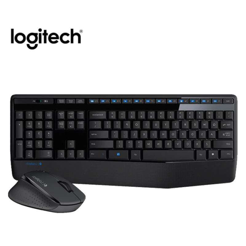 Jual Logitech Wireless Mouse & Keyboard MK345/Combo/MK 345 - Hitam di ...