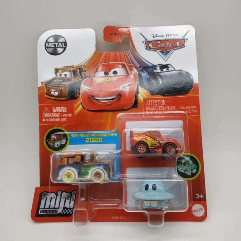 Promo Mini Cars Disney 3 pack Set UFM Mater Mator Lightning Mcqueen ...