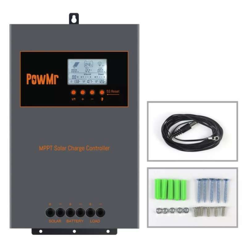 Promo Solar Charge Controller MPPT Powmr 100A 12V 24V 36V 48V Diskon 23 ...