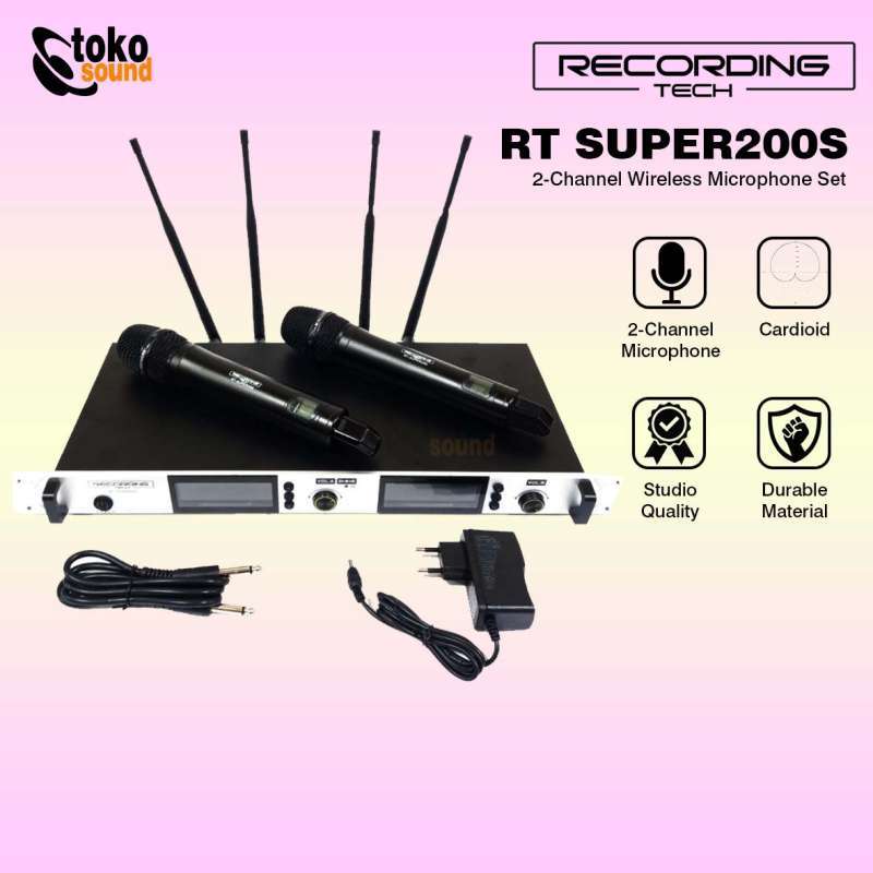 Microphone Wireless Recording Tech Garansi Resmi Indonesia 🔥 Harga ...
