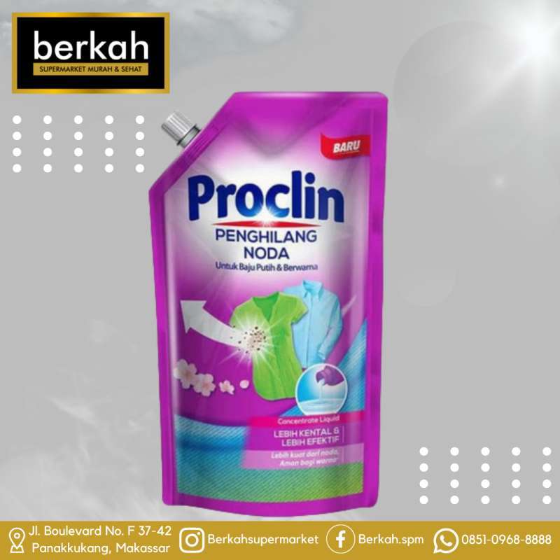 Jual Proclin Penghilang Noda 800 Ml Di Seller Berkah Supermarket ...