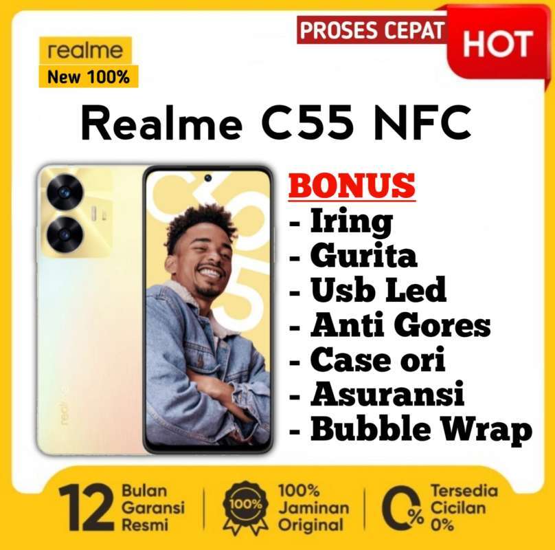 Promo Realme C55 6/128 GB NFC Garansi Resmi Diskon 20% di Seller BIGBOSS SHOP - Kartini, Kota ...