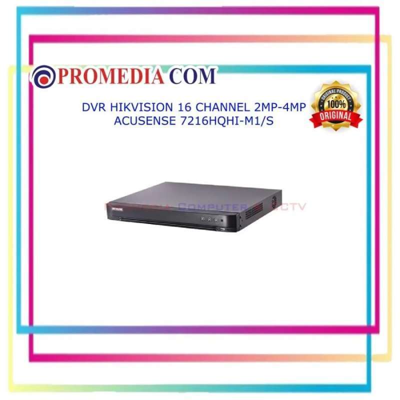 Jual Dvr Hikvision 16 Channel 2mp-4mp Acusense 7216hqhi-m1/s Di Seller ...