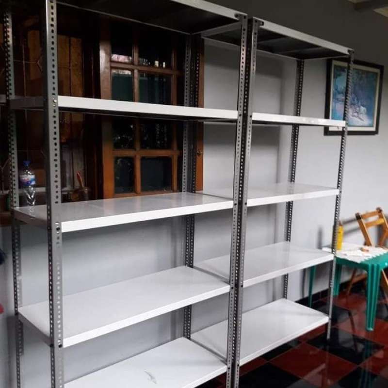Promo RAK BESI 5 SAP, TEMPAT PENYIMPANAN DISPLAY BARANG UKURAN ...