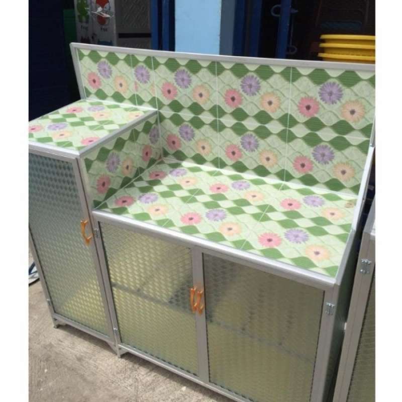 Promo RAK KOMPOR RATA MEJA KOMPOR 3 PINTU RAK KOMPOR 3 PINTU RAK DAPUR ...