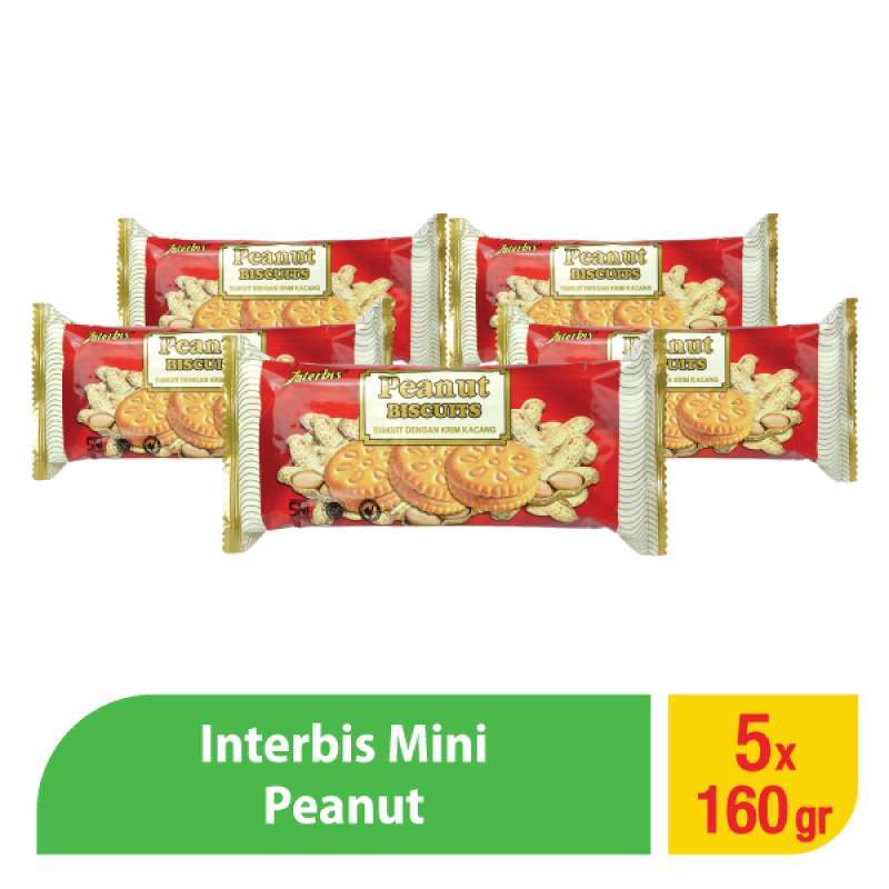 Jual Interbis Mini Peanut Cracker - 160 Gr ( 5 Pcs ) Di Seller Dima ...