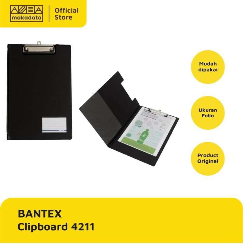Jual Clipboard Clip Board Papan Jalan Alas Ujian Bantex Ukuran Folio ...