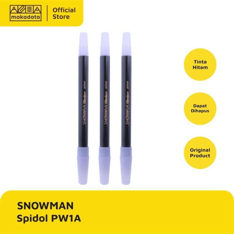 Jual Spidol Snowman Pw 1 Original Harga Termurah Juni 2024 | Blibli