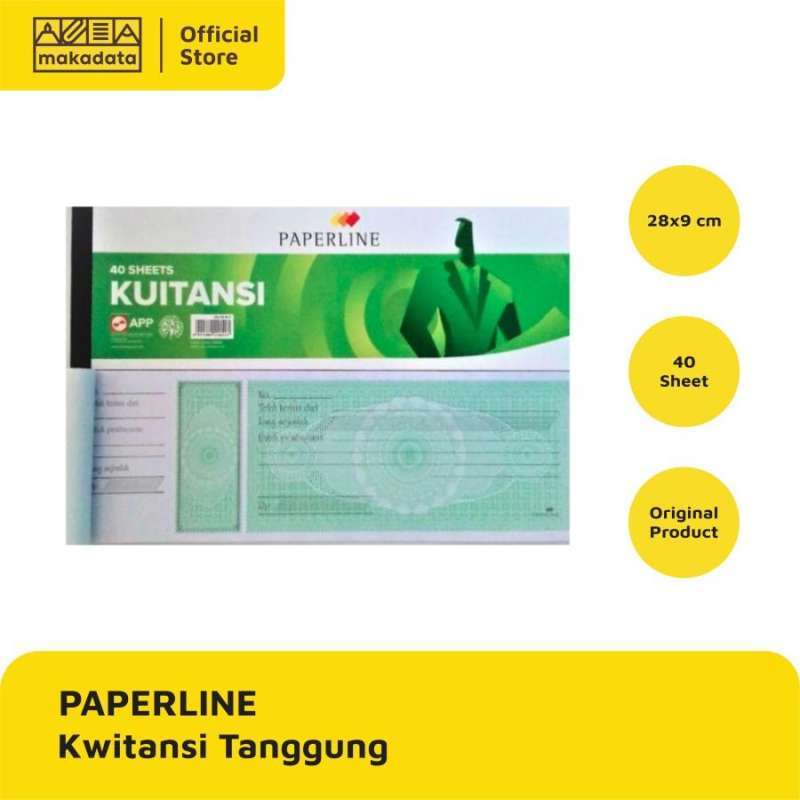 Jual KWITANSI | KUITANSI PAPERLINE MINI TANGGUNG BESAR (1PCS) MURAH ...
