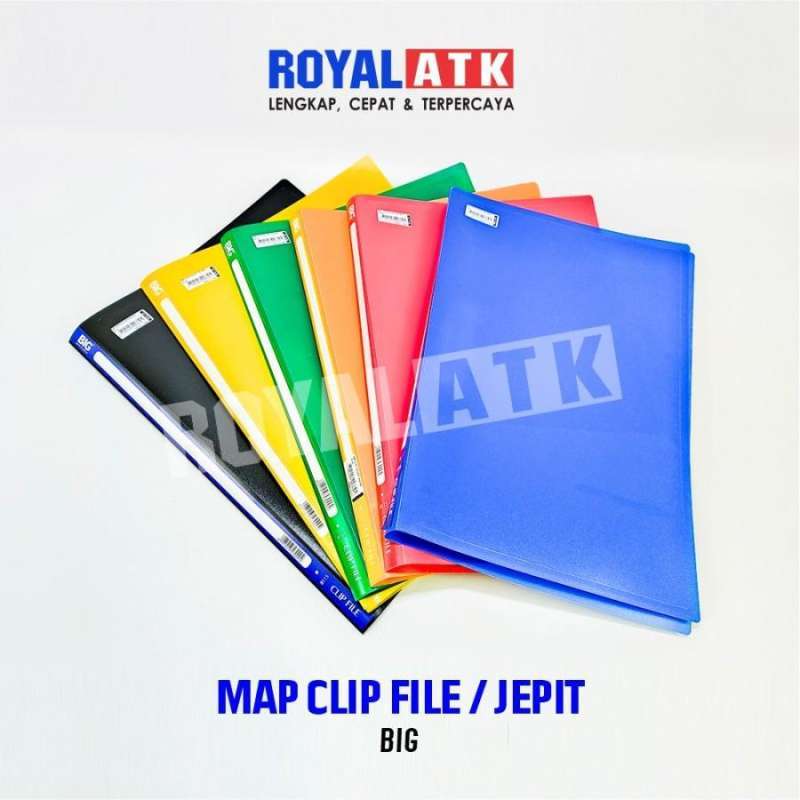 Jual Map Jepit Plastik / Klip File Document Organizer Map Folio MF 8115 ...