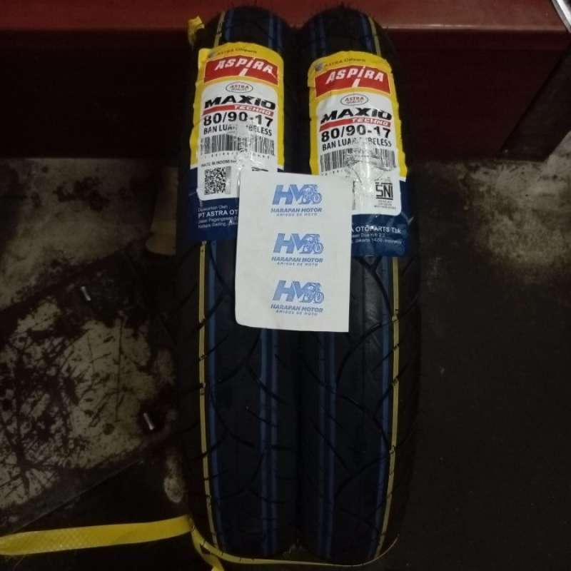 Jual 80/90-17 Maxio Techno Aspira - Ban Tubeless Ring 17 Stock Baru Di Seller Harapan Motor ...