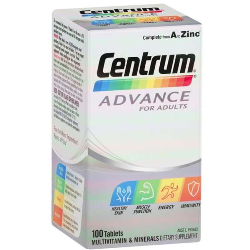 Jual Centrum Advance For Adults 100 Tablet di Seller Prima Jaya Store ...