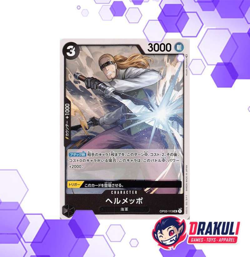 Jual One Piece Card Game - Helmeppo OP02-113 UC di Seller Drakuli Games Official Store - Drakuli ...