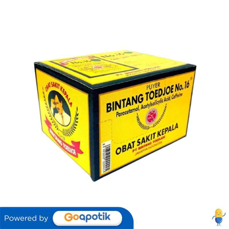 Jual BINTANG TOEDJOE PUYER NO.16 BOX 120 SACHET di Seller Apotek Syifa ...
