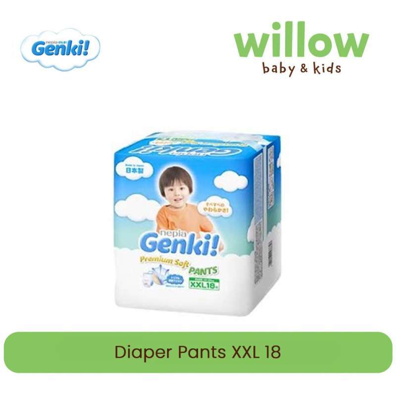 Jual Diaper - Nepia Genki Pants - XXL-18 di Seller Willow Baby & Kids ...