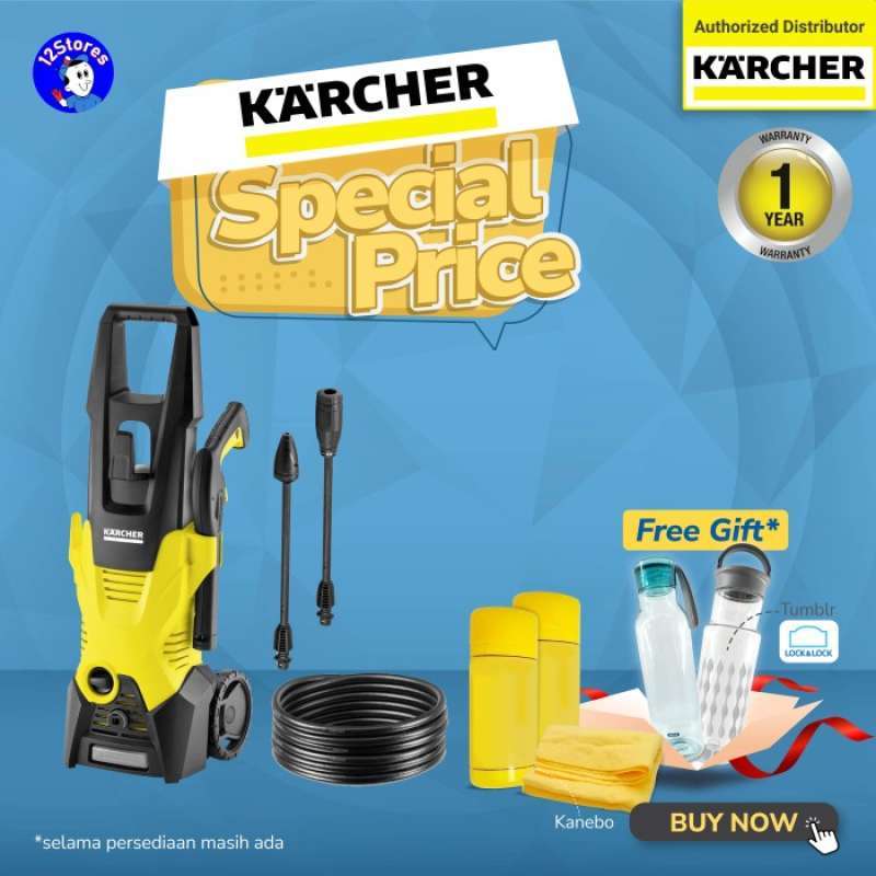 Promo Karcher K3 HR *KAP Jet High Pressure Cleaner Pump Steam Cuci ...