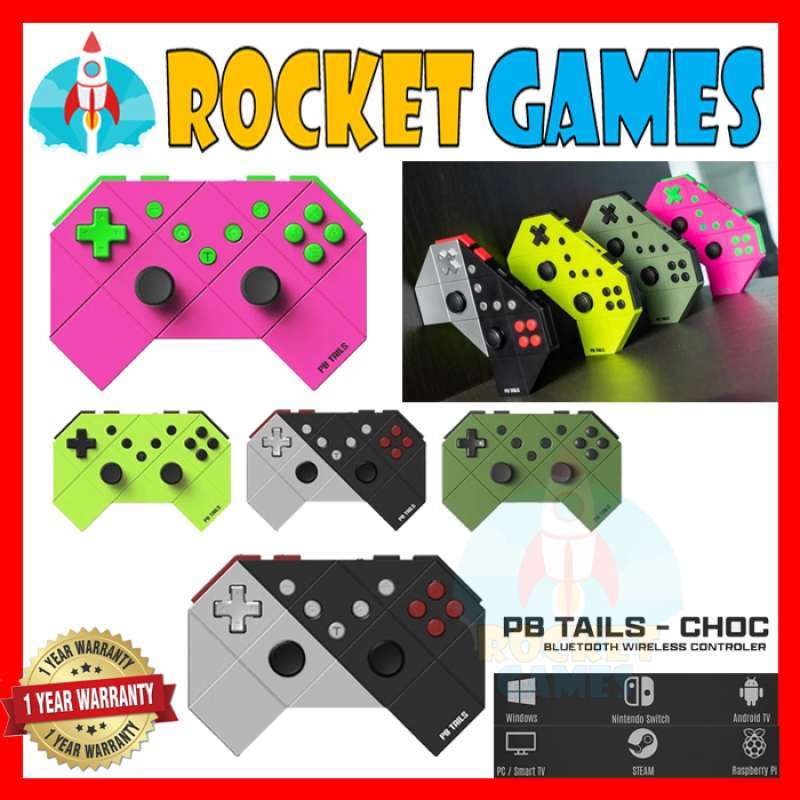 Jual Pb Tails Choc Bluetooth Gaming Wireless Controller Pc Steam Switch ...